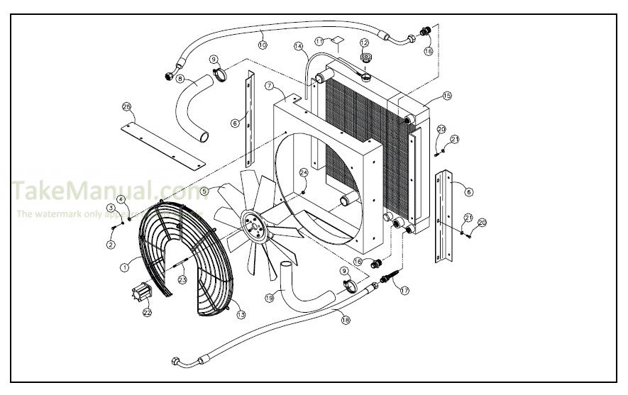 ASV RC85 RC100 Posi Track Service Parts Operation Maintenance Manual ...