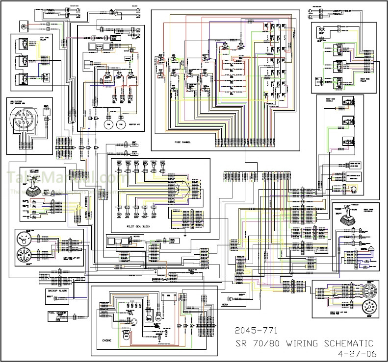 ASV SR70 SR80 Posi Track Service Operation Maintenance Parts Manual ...