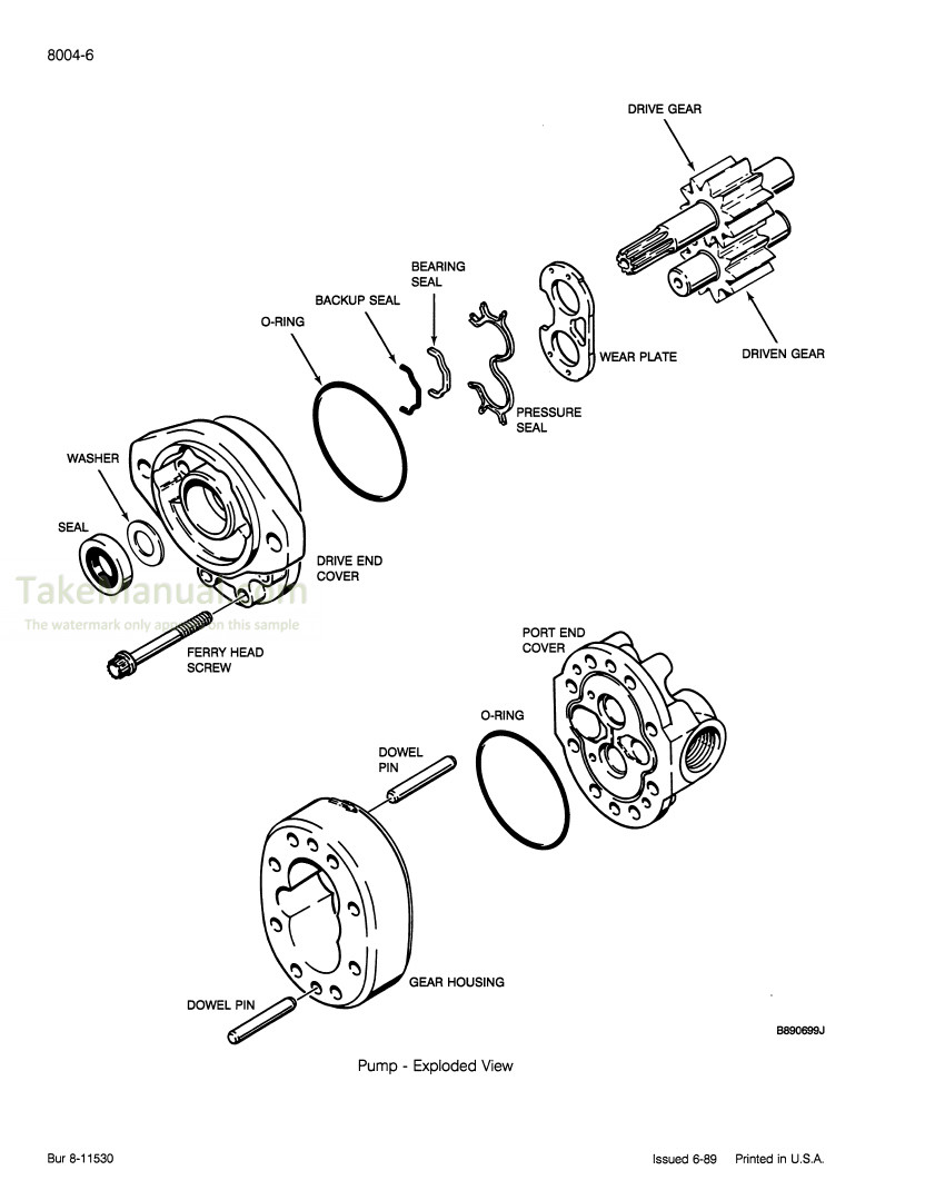 Case 1840 Service Manual Skid Steer Loader 8-11093R0 PDF