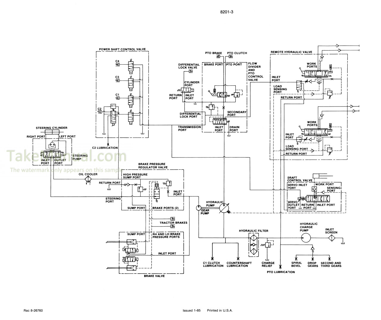 Case 1896 2096 Series Service Manual Tractor 8-26221R0 PDF
