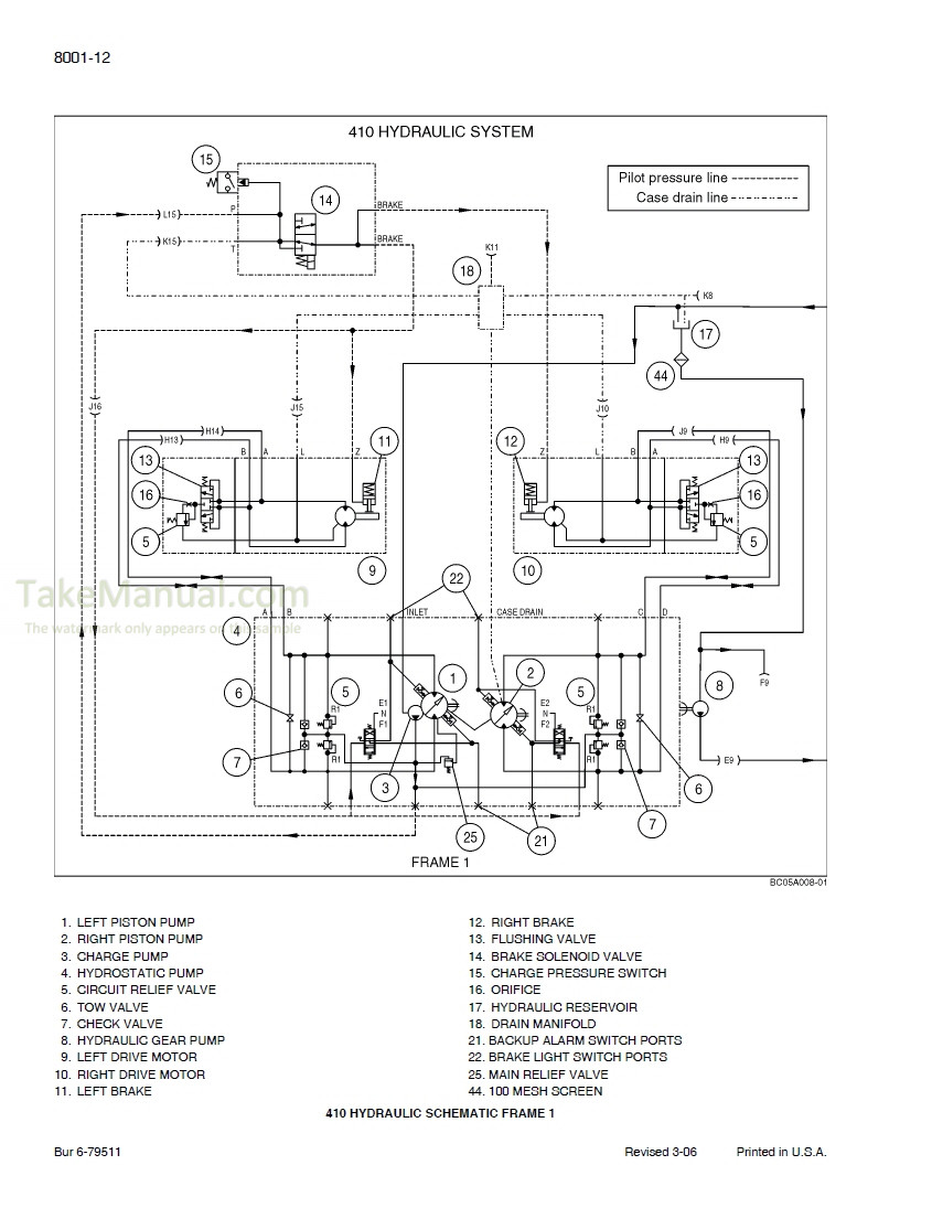Case 410 420 420CT Service Manual Skid Steer Compact Track Loader ...