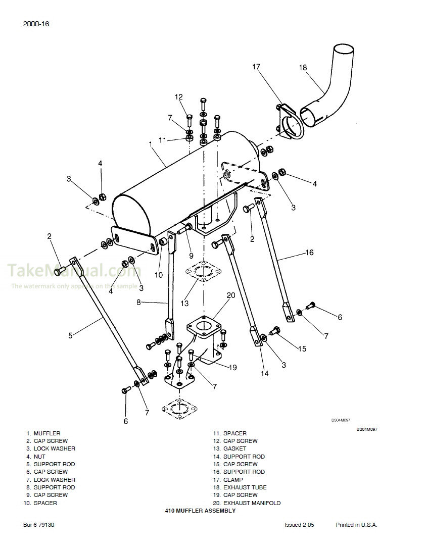 Case 410 420 420CT Service Manual Skid Steer Compact Track Loader ...
