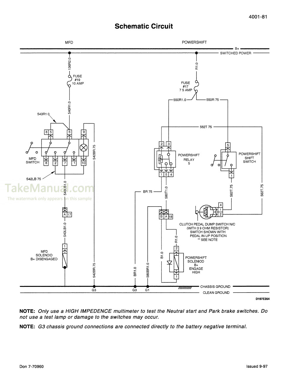 Case C50 C60 C70 C80 C90 C100 Service Manual Tractor 7-70900R0 PDF