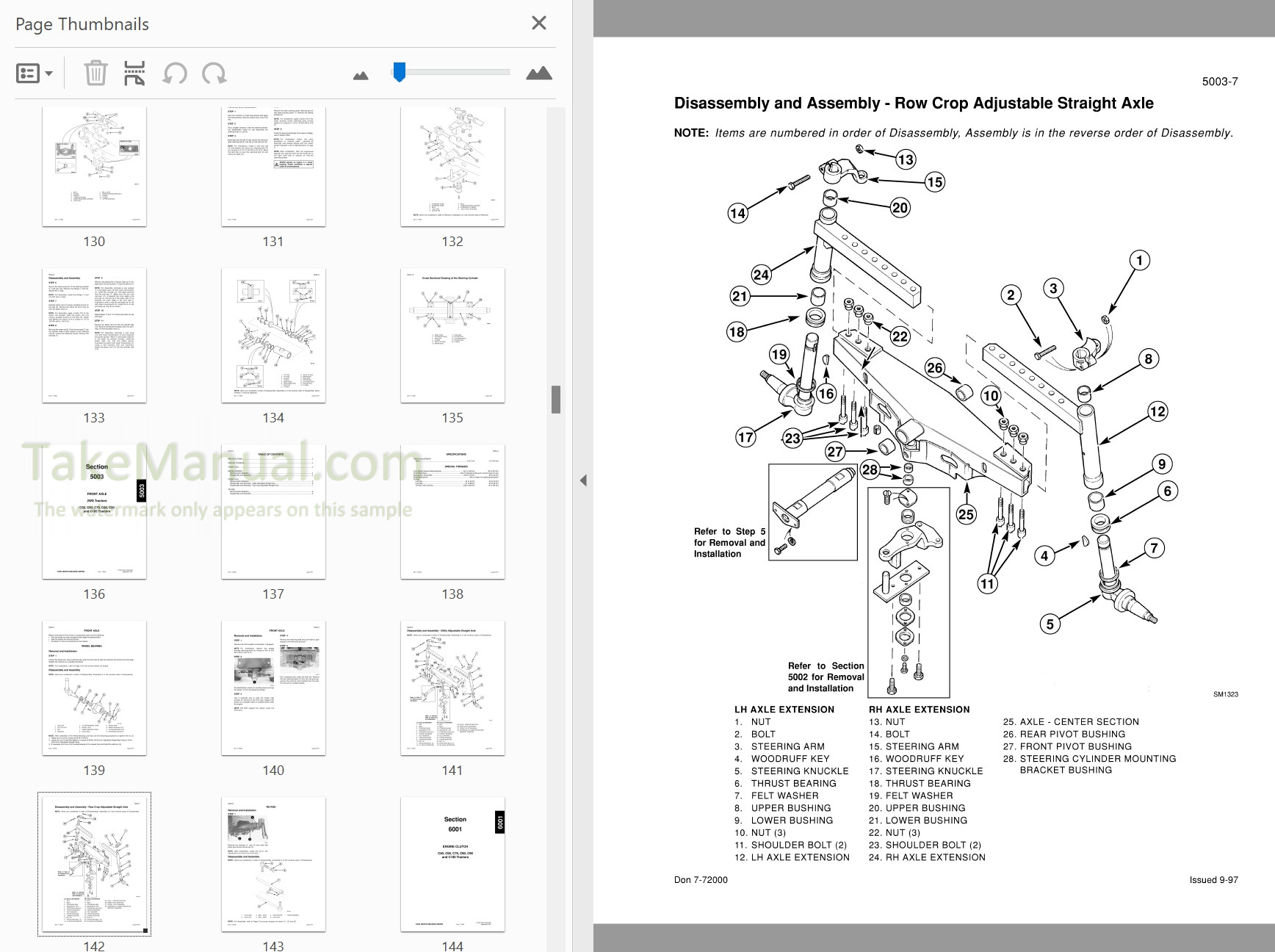 Case C50 C60 C70 C80 C90 C100 Service Manual Tractor 7-70900R0 PDF