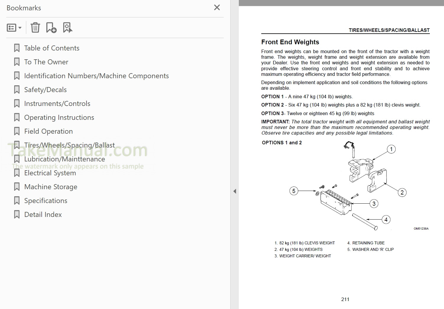 Case IH MX100 MX110 MX120 MX135 Operators Manual Tractor 9-78374 PDF