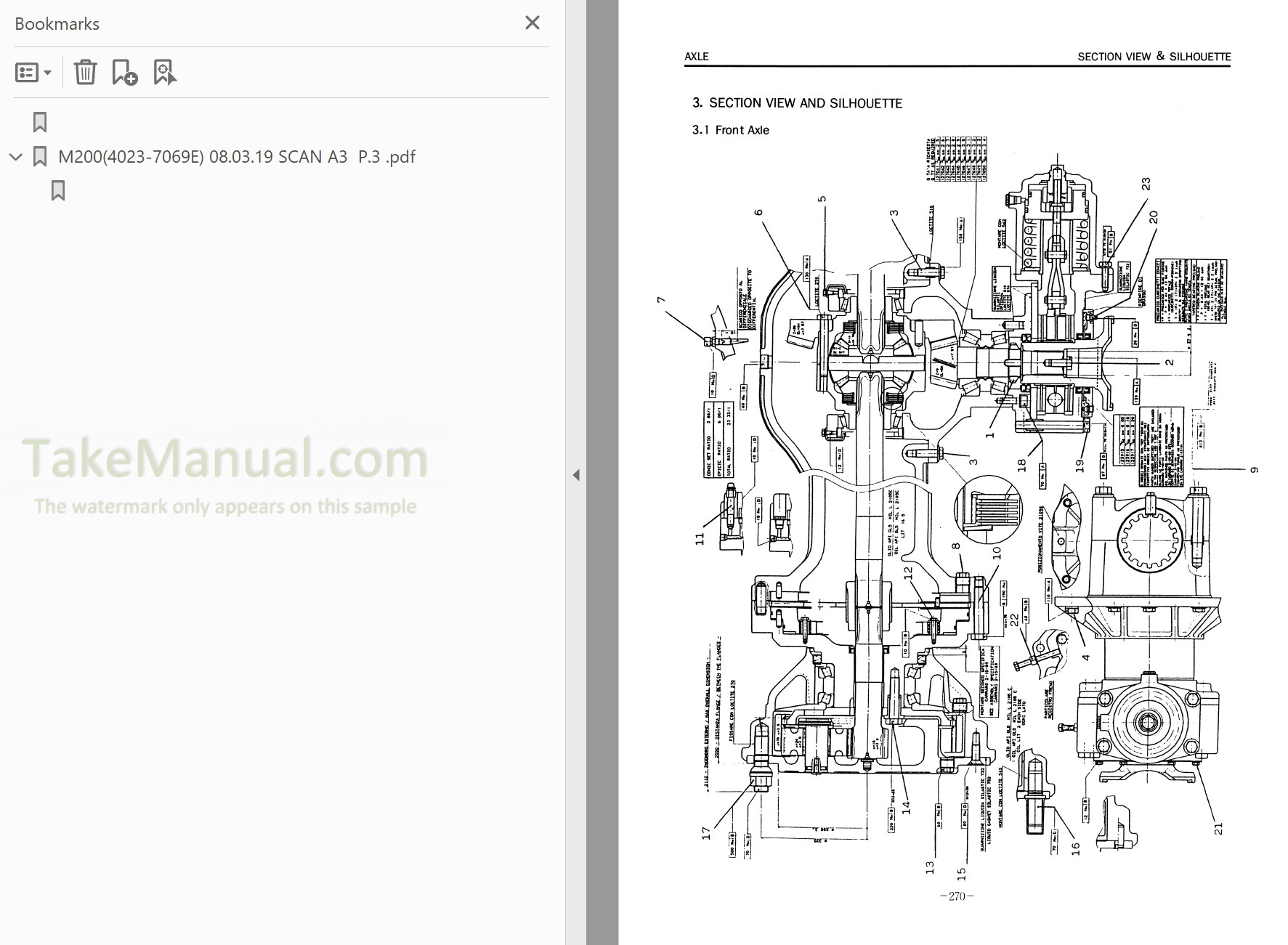 Daewoo Mega 200 Wheel Loader Repair Manual PDF