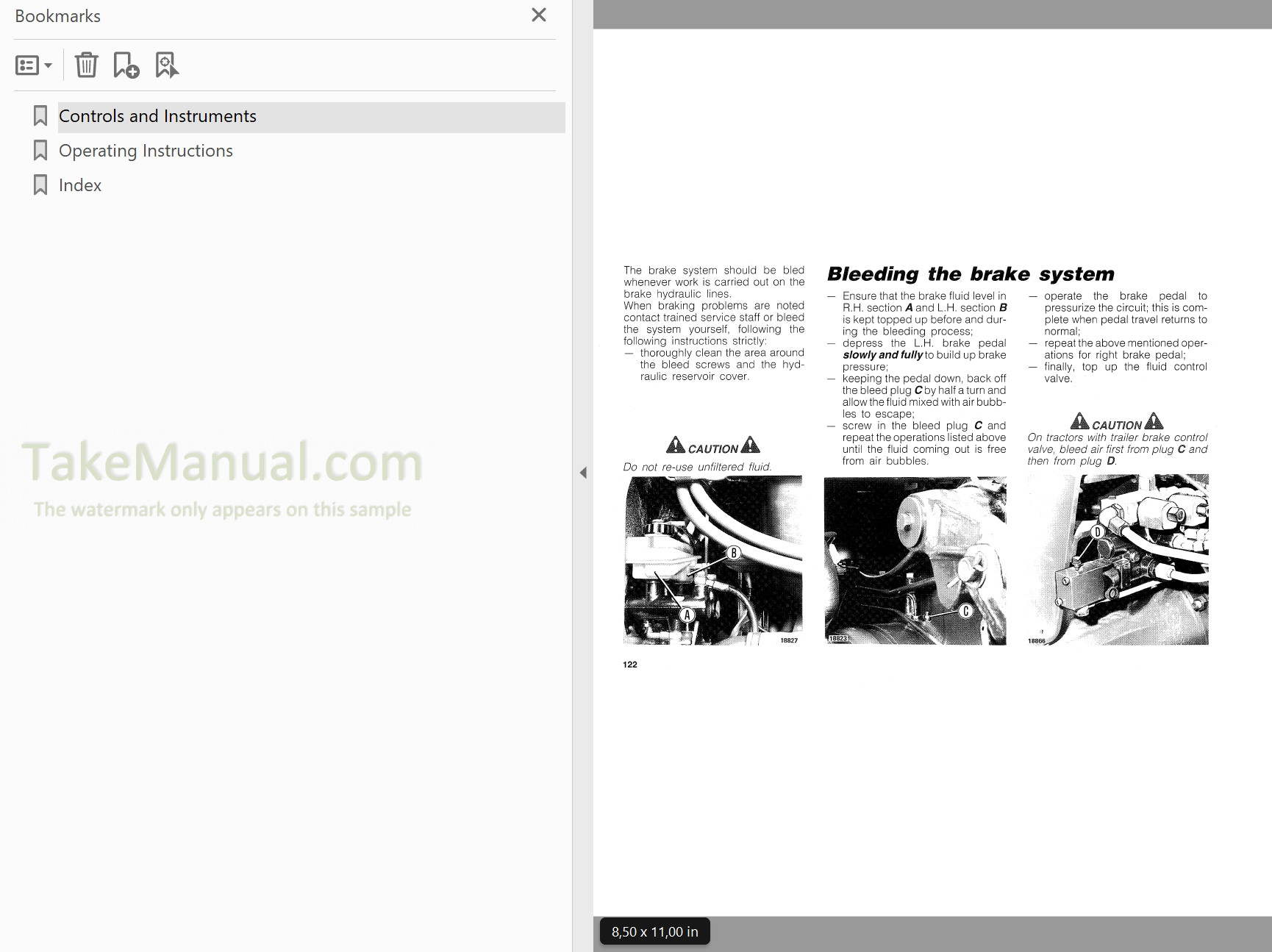 Fiat F100 - F140 Turbo F100DT F115DT F130DT F140DT Operators Manual