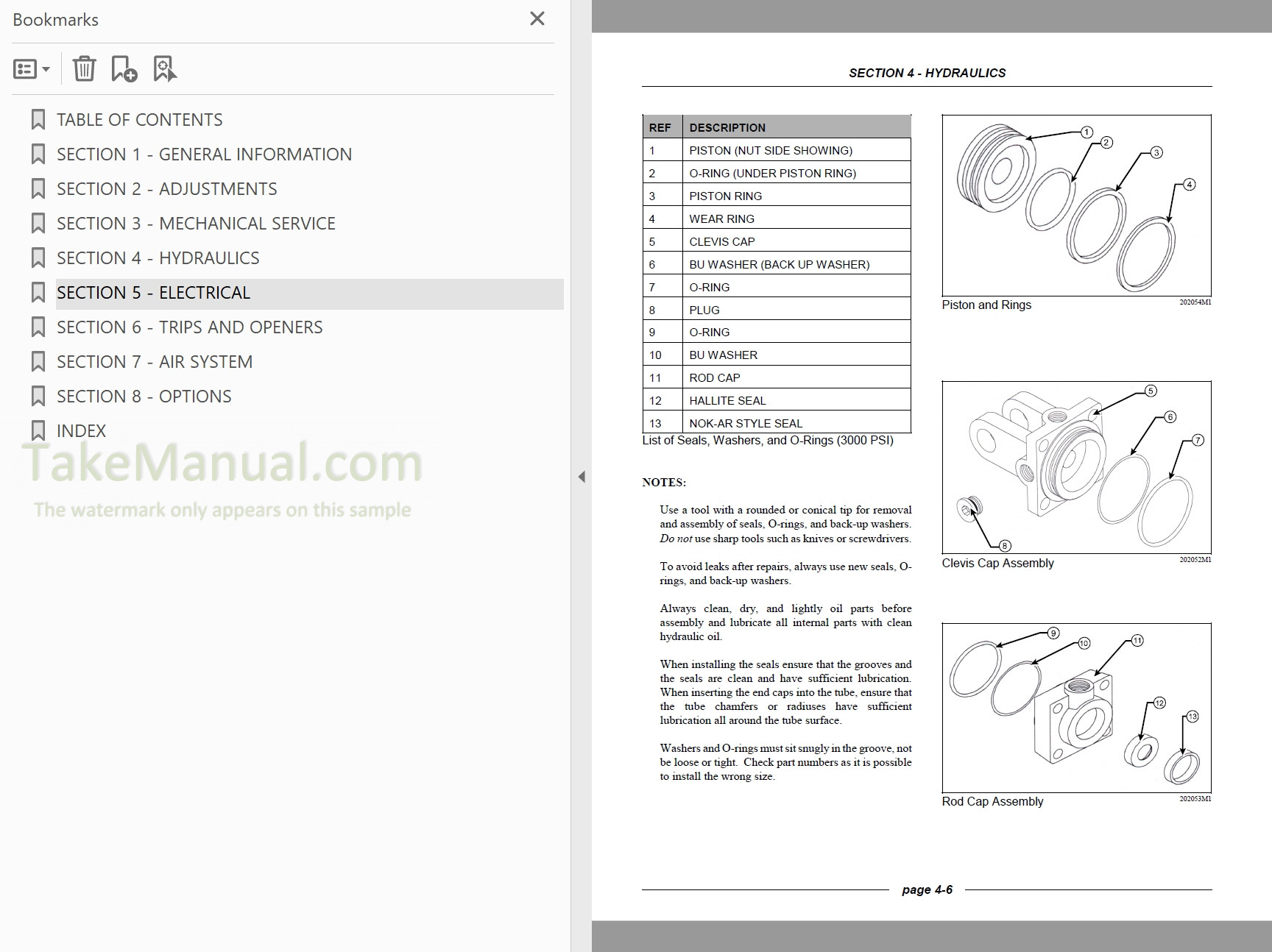 Flexi Coil ST820 Service Manual Precision Tillage NW-010V2 PDF