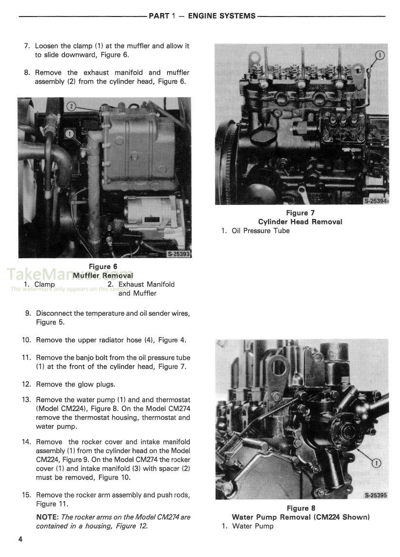 Ford CM224 CM274 Service Manual Commercial Mower 40022420 PDF
