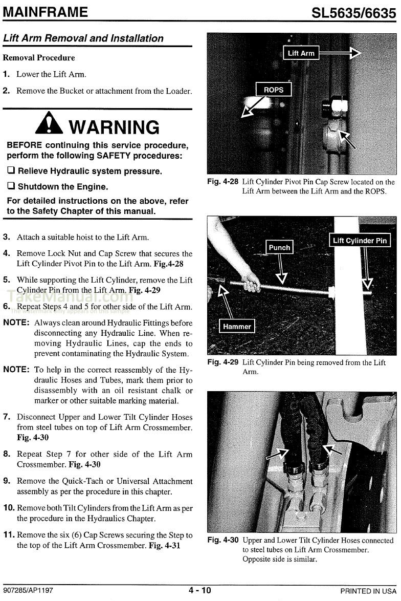 Gehl 5635 6635 SX DX Turbo Service Manual Skid Steer Loader 907285 PDF