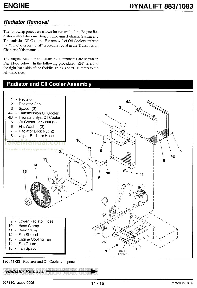 Gehl 883 1083 Dynalift Series Shop Manual Telescopic Boom Forklift ...