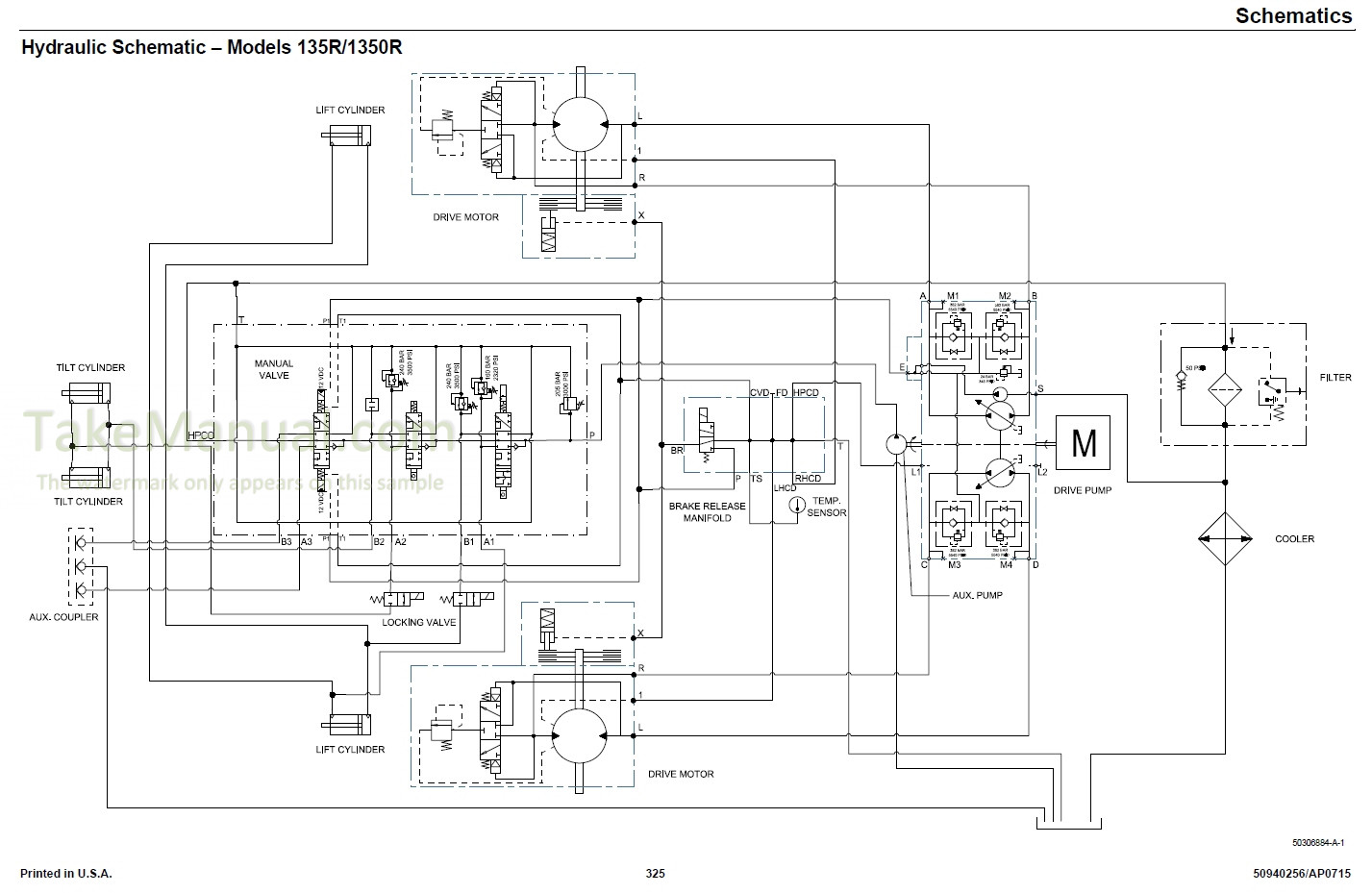 Gehl R135 R150 R165 Mustang 1350R 1500R 1650R Service Manual Skid Steer ...
