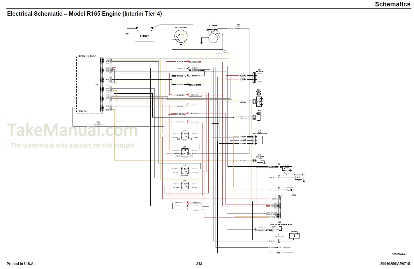 Gehl R135 R150 R165 Mustang 1350R 1500R 1650R Service Manual Skid Steer ...