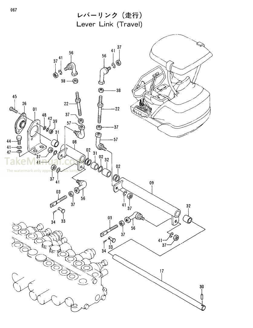 Hitachi EX15 Parts Catalog Excavator PDF