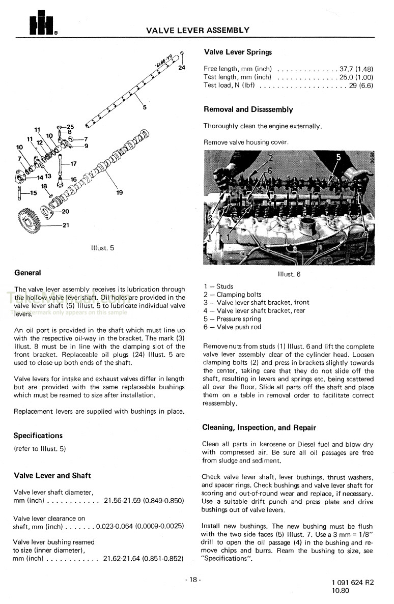 International D155 To DT405 Service Manual Basic Diesel Engines ...