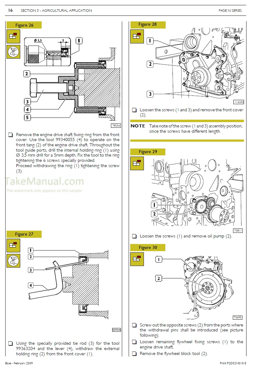 Iveco F4GE Technical And Repair Manual Engine PDF