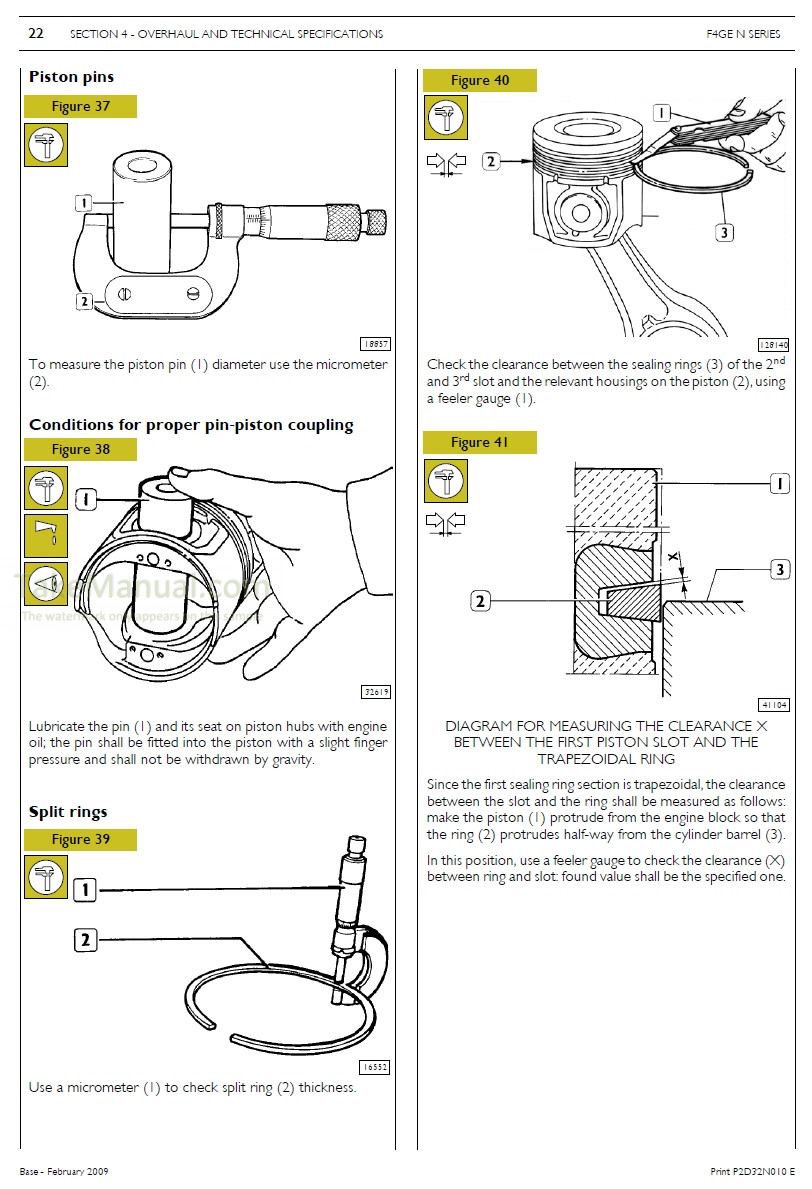 Iveco F4GE Technical And Repair Manual Engine PDF
