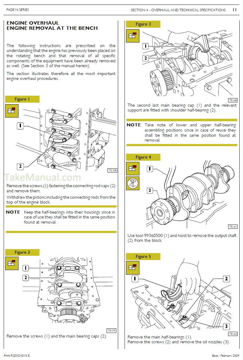 Iveco F4GE Technical And Repair Manual Engine PDF