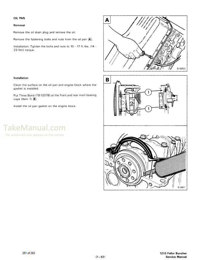 Bobcat 1213 Service Manual Skid Steer Loader – TakeManual.com