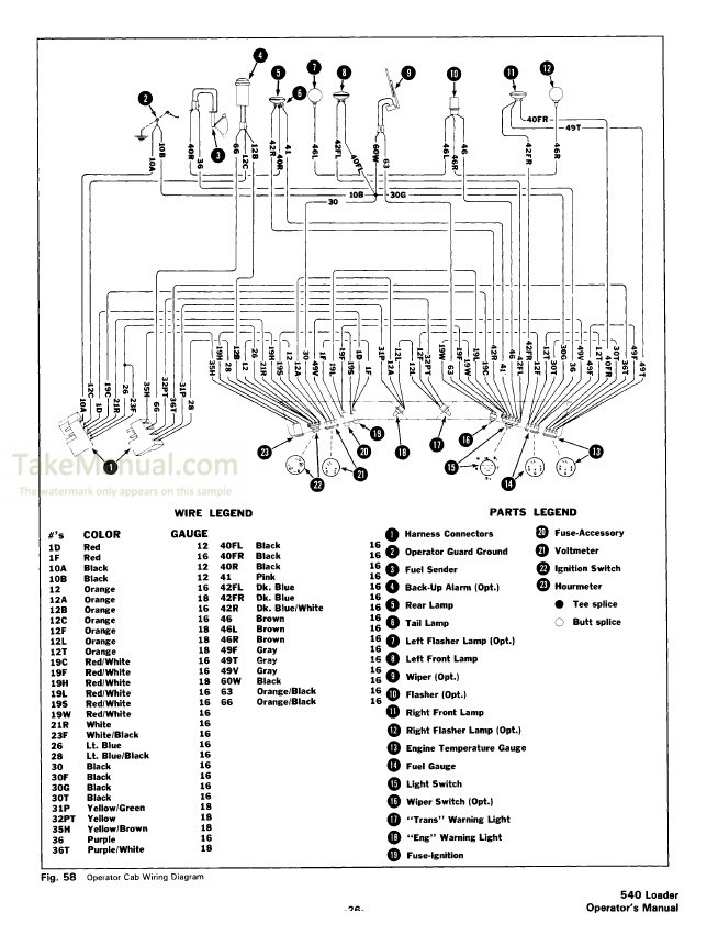 Bobcat 540 Operators Manual Skid Steer Loader 13001- – TakeManual.com