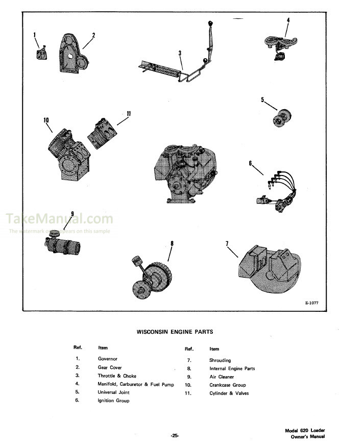 Bobcat 620 Operation & Maintenance Manual Skid Steer Loader ...