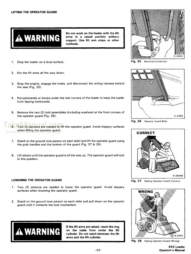 Bobcat 642 Operation & Maintenance Manual Skid Steer Loader – TakeManual.com