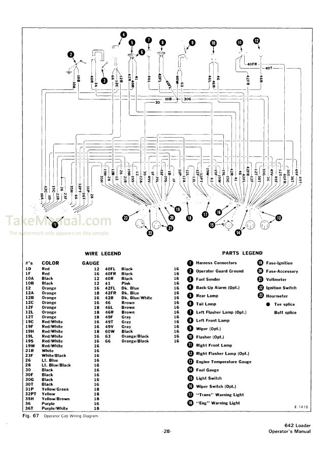 Bobcat 642 Operators Manual Skid Steer Loader 13524- – TakeManual.com