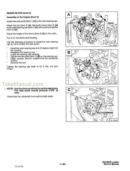 Bobcat 653 Service Manual Skid Steer Loader – TakeManual.com