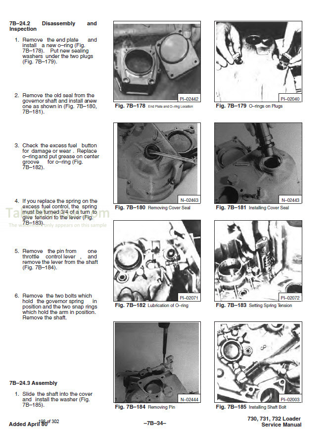 Bobcat 730 731 732 Service Manual Skid Steer Loader – TakeManual.com