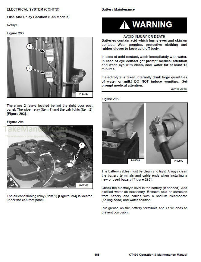 Bobcat CT450 Operation & Maintenance Manual Compact Tractor ABHM11001 ...