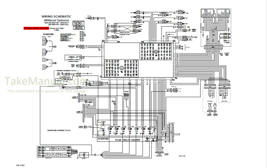 Bobcat S205 Turbo Turbo High Flow Service Manual Skid Steer Loader ...