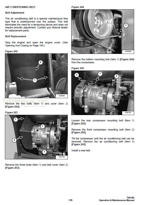 Bobcat T40180 Operation & Maintenance Manual Telescopic Handler ...