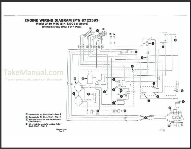 Bobcat 2410 Service Repair Manual Loader 13001- – TakeManual.com