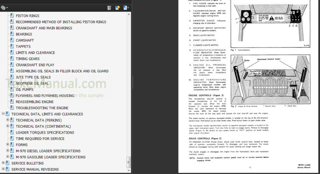 Bobcat M970 Service Repair Manual Skid Steer Loader – TakeManual.com