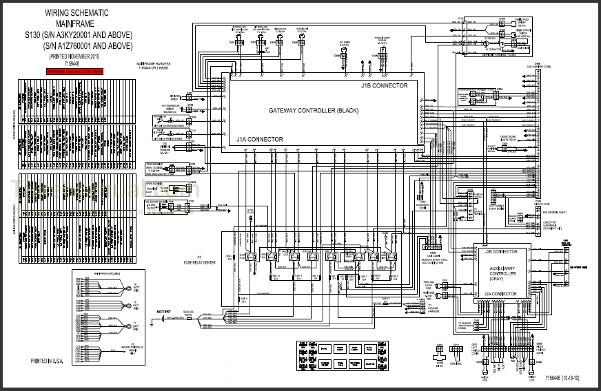 Bobcat S130 Service Manual Skid Steer Loader A3KY20001- – TakeManual.com