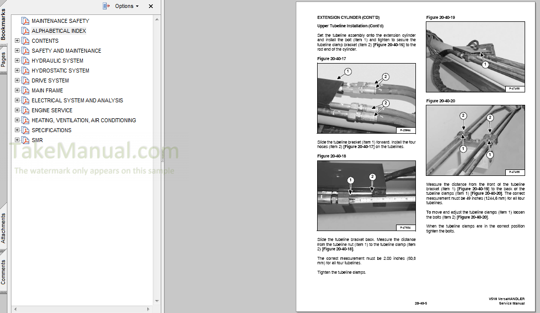 Bobcat V518 Service Manual VersaHANDLER 367012501- 367311001 ...