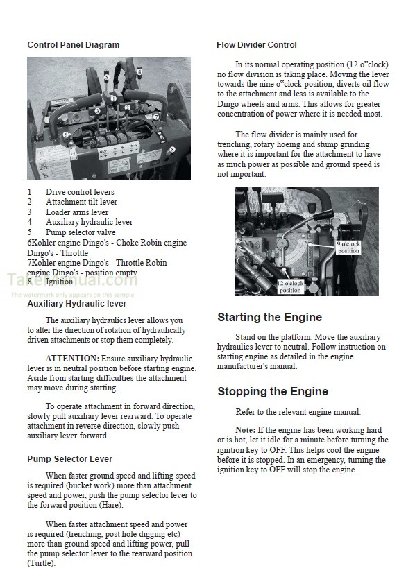 Dingo 950 Maintenance And Reference Guide Mini Loader – TakeManual.com