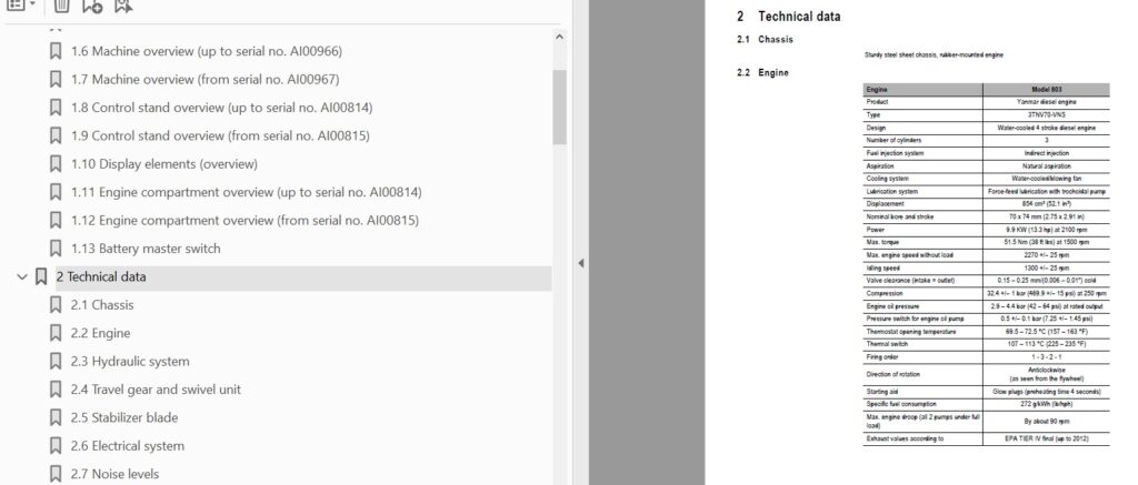 Wacker-Neuson 803 803 Dual Power Service Manual Track Excavator – TakeManual.com