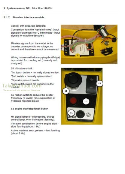 Wacker-Neuson DPU110D DPU110R DPU90D DPU80D DPU80R System Manual ...