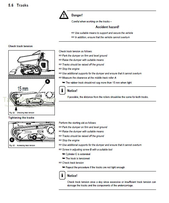 Wacker-Neuson DT12 Operators Manual Track Dumper – TakeManual.com