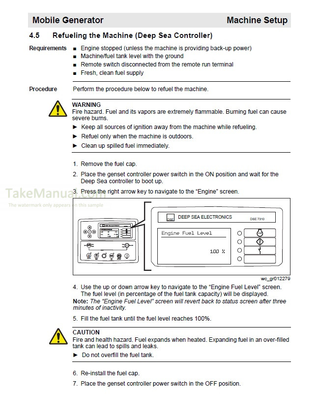 Wacker-Neuson G20 G25 Operators Manual Mobile Generator – TakeManual.com