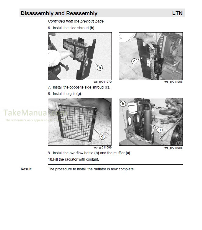 Wacker-Neuson LTN6 LTN8 LTN6K LTN8K Repair Manual Light Tower ...