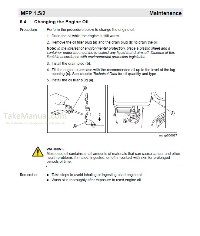 Wacker-Neuson MFP1.5 MFP2 Operators Manual Fire Pump – TakeManual.com