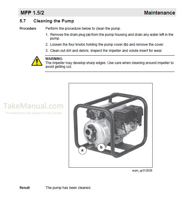Wacker-Neuson MFP1.5 MFP2 Operators Manual Fire Pump – TakeManual.com
