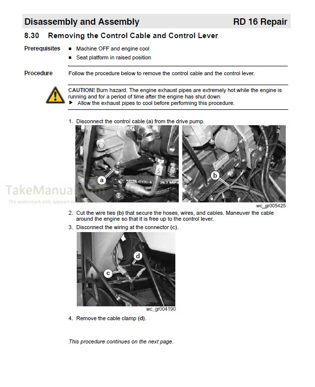 Wacker-Neuson RD16 RD16IRH Repair Manual Roller – TakeManual.com