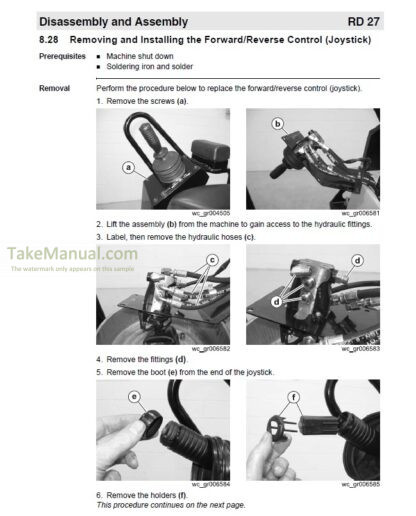 Wacker-Neuson RD27-100 RD27-120 Repair Manual Roller – TakeManual.com