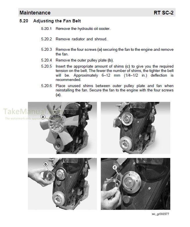 Wacker-Neuson RT56SC-2 RT82SC-2 Operators Manual Trench Roller ...