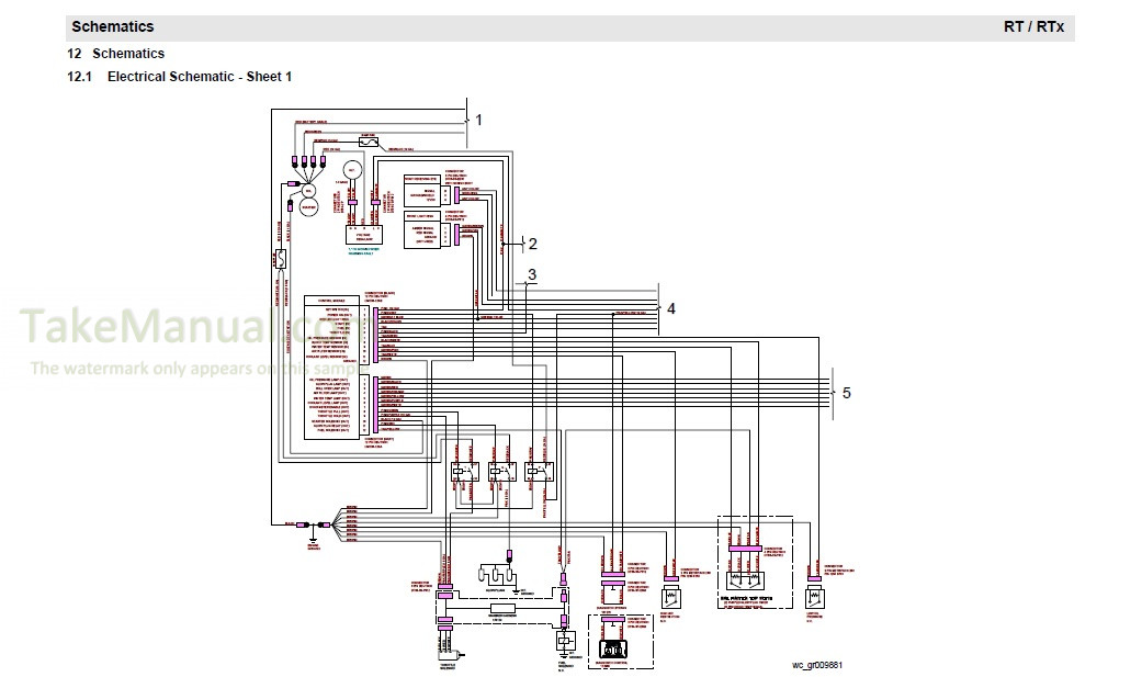 Wacker-Neuson RT56SC-2 RT82SC-2 RTX Repair Manual Trench Roller ...