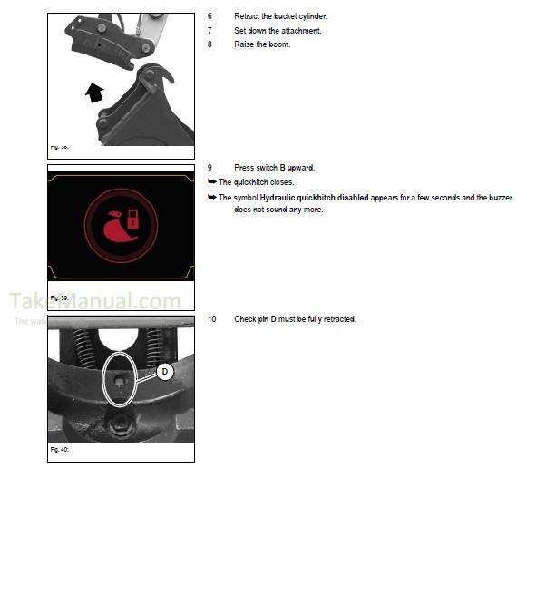 Wacker-Neuson Series 03 Easy Lock Operators Manual Powertilt ...