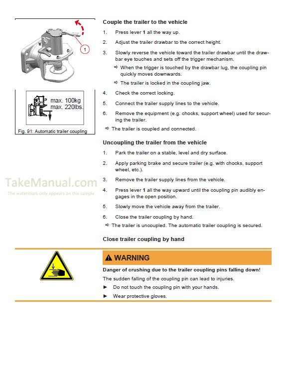 Wacker-Neuson TH522 Operators Manual Telehandler – TakeManual.com
